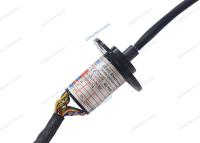 China 24 Circuits 2A Capsule Slip Ring Engineering Plastic 22mm Diameter for Robot for sale