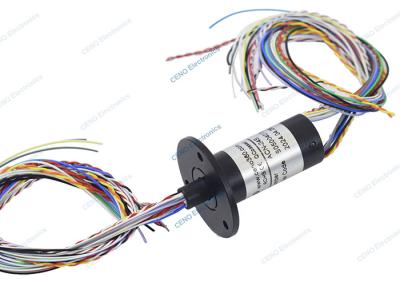 China Miniature HD-SDI Signal Slip Ring Capsule Ø16mm with 300 RPM Speed and IP54 Rating for Video Monitoring Systems for sale