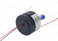 China 1 Channel Gas Pneumatic Rotary Union Ø6mm Tube -100KPa to 0.6MPa Integrated Slip Ring for sale