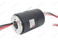 China Pneumatic Hydraulic Rotary Union 60mm Through Hole IP65 2 Circuits 42A for CNC for sale