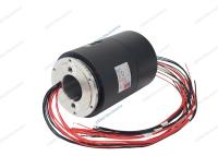 China Pneumatic Hydraulic Rotary Union 60mm Through Hole IP65 2 Circuits 42A for CNC for sale