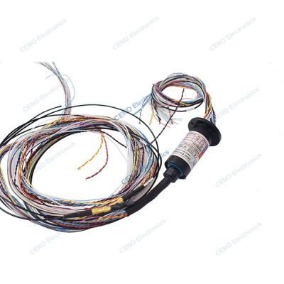 China HDMI Video Slip Ring Capsule with PLA Analog Video & 100M Ethernet - Ø22mm, -40°C to +60°C Operating Range for sale
