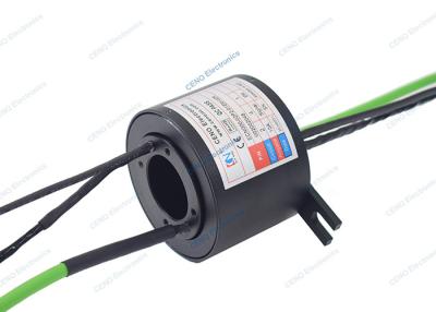 China Ethernet Signal Slip Ring with Through Hole For Low Temperature Environment for sale