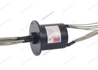 China 16 Circuit K-Type Thermocouple Slip Ring 56mm Flange Mount for Industrial Temperature Measurement for sale