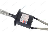China 16 Circuit K-Type Thermocouple Slip Ring 56mm Flange Mount for Industrial Temperature Measurement for sale