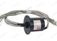 China 16 Circuit K-Type Thermocouple Slip Ring 56mm Flange Mount for Industrial Temperature Measurement for sale