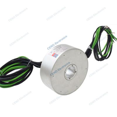 China Low Temperature Slip Ring 100M Ethernet Signal 50A 30A Circuits for High Altitude Airborne for sale