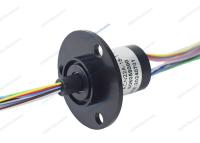 China 18 Circuits 2A Miniature Slip Ring Capsule 22mm OD 300rpm for Sweeping Robot for sale
