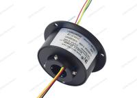 China Industry Through Hole Slip Ring with Inner Bore 14mm & Flange Installation for sale