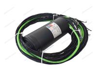 China Gigabit Ethernet Slip Ring 10mm ID Gold to Gold Contact for CCTV IP Surveillance for sale