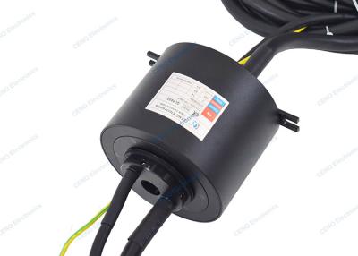 China IP67 & Through Hole 20mm Waterproof Slip Ring For Testing Equipment for sale