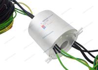 China IP67 Waterproof Slip Ring 50mm ID with Ethernet Shielded Wires Rotary Electrical Connector for sale