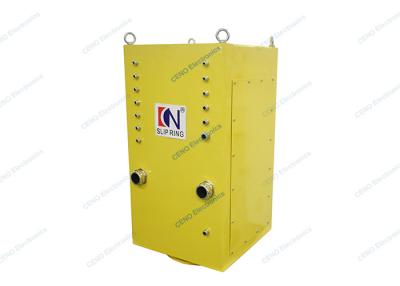 China High Current Carbon Brush Slip Ring 2000A 380V with Ethernet Signal for Harbour Machinery for sale