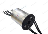 China Large Power Carbon Brush Slip Ring with Through Hole 96mm ID for Marine Equipment 60%RH for sale