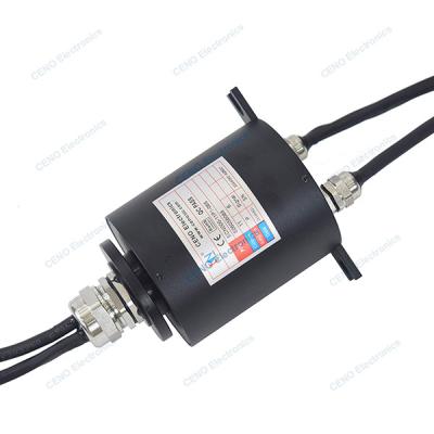 China Customized Waterproof Slip Ring with IP65 and Rotating Encoder Signal Connector for sale