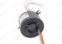 China 8 Circuits Electrical Through Bore Slip Ring with ID50mm For Industry System for sale