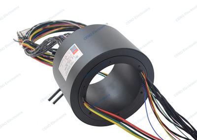 China Heavy Equipment Low Temperature Slip Ring Through Hole 110mm Aluminum Alloy -40°C for sale
