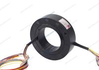 China Industry Automatic Equipment Low Temperature Slip Ring with Through Hole 50rpm for sale