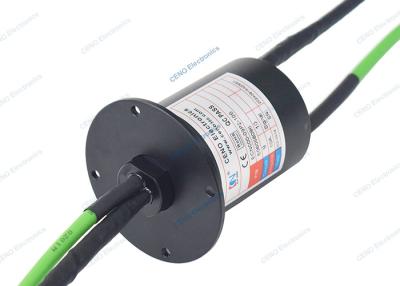 China Ethernet Signal Slip Ring With Flange Installation For Robotics Customized for sale