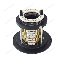 China Low Temperature Carbon Brush Slip Ring 190mm Through Bore 16 Circuits 10A for Automatic Machine for sale