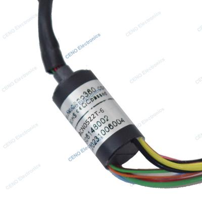 China 10 Circuits Electric Power And Signal Small Slip Ring Capsule For Intelligence System for sale