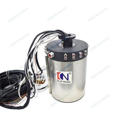 China High Temperature Carbon Brush Slip Ring IP65 75 Circuits 450mm for Oilfield Equipment for sale