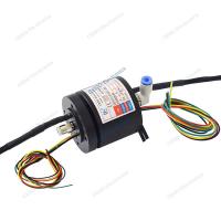 China Integrate Pneumatic Rotary Union Combine Conductive Swivel With Encoder Signal for sale