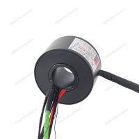 China Low Temperature Slip Ring with Ethernet signal and Conductive Connector for sale