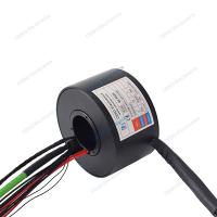 China Low Temperature Slip Ring with Ethernet signal and Conductive Connector for sale