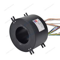China Hollow Shaft Slip Ring 80mm Inner Diameter 12 Circuits 30A for Robotic Arms for sale