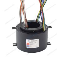 China Hollow Shaft Slip Ring 80mm Inner Diameter 12 Circuits 30A for Robotic Arms for sale