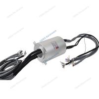 China Rotating Electrical Connector Slip Ring with Through Bore For Rotary Machines for sale