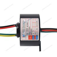 China Through Hole Slip Ring with Rotating Electrical Connectors for Robotics Arm for sale