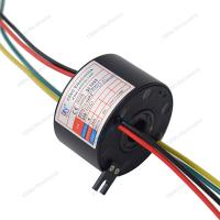 China Through Hole Slip Ring with Rotating Electrical Connectors for Robotics Arm for sale