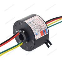 China Through Hole Slip Ring with Rotating Electrical Connectors for Robotics Arm for sale