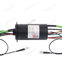 China Low Temperature Integrated FORJs Slip Ring with Fiber Optic Rotary Joint Ethernet 6 Circuits 20A for sale