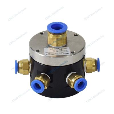 China 6 Channel Pneumatic Rotary Union Slip Ring 100RPM -100KPa to 0.8MPa for sale