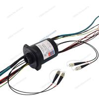 China Low Temperature Integrated FORJ Slip Ring 2 Fiber Channels 40A Power Ethernet for sale
