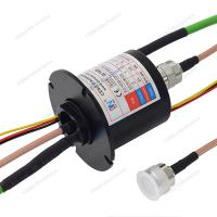 China Integrated RF Slip Ring 3 Circuits 6A with Ethernet and 1 Channel DC-2GHz Rotary Union for sale