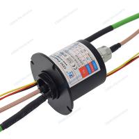 China Integrated RF Slip Ring 3 Circuits 6A with Ethernet and 1 Channel DC-2GHz Rotary Union for sale