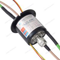 China Integrated RF Slip Ring 3 Circuits 6A with Ethernet and 1 Channel DC-2GHz Rotary Union for sale