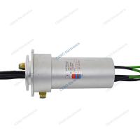 China Integrated Electric Power Profinet Signal Slip Ring with Pneumatic Rotary Union 86mm 8 Bar for sale
