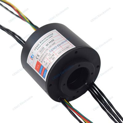 China Low temperature slip ring with optional through hole for industry robot arms for sale