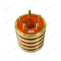 China Carbon brush slip ring with 5 circuits 100A current and option for robot for sale