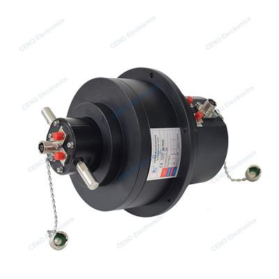 China Integrated Signal and Fiber Optic Slip Ring 2 Channels SM FORJ -40°C to 80°C for sale