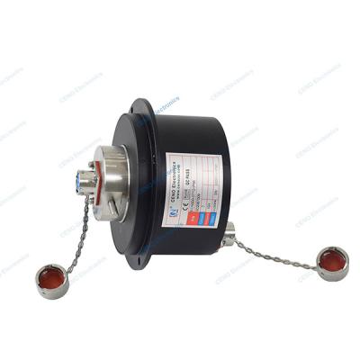 China Electric Power Waterproof Slip Ring IP66 Conductive Rotary Joint 7 Circuits 10A for sale