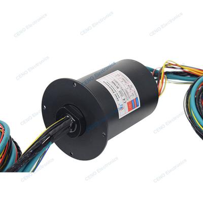 China Customized Slip Ring 3 Power 11 Signal 2 Ethernet for Robot Arm 86mm for sale