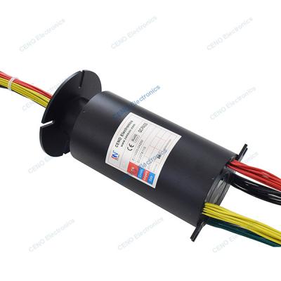 China 200A High Current Slip Ring 4 Circuits 380VAC for Industrial Robot Arm for sale
