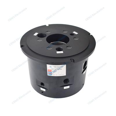 China Pneumatic Hydraulic Rotary Union 3 Channels Water Slip Ring 20 Bar 80mm Bore for sale