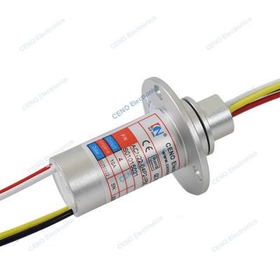 China Small compact structure capsule slip ring with electric power and option for sale